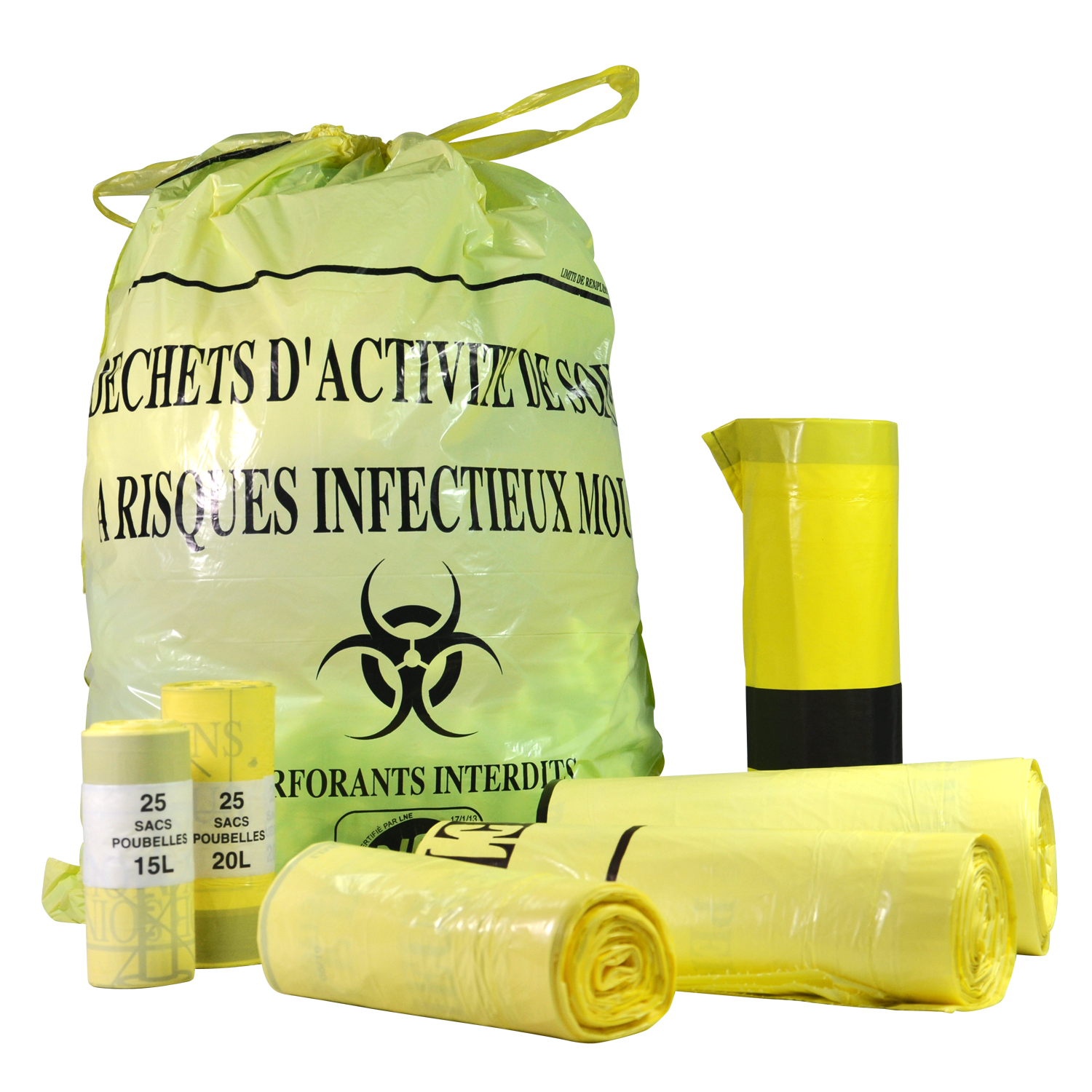 Sac à déchets de soins DASRI 50 L - Sodisgro