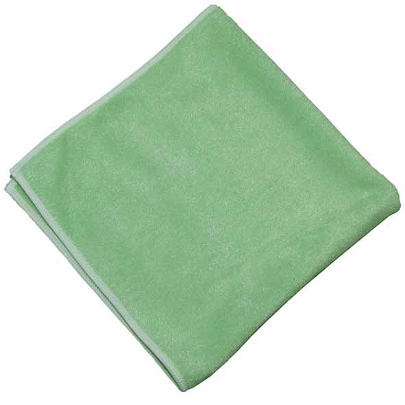 Lavette microfibre Tricot Class 40x40 vert - Sodisgro