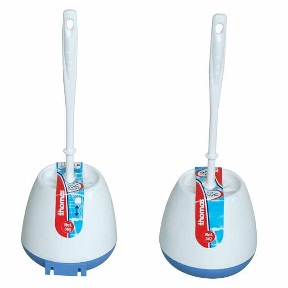 Combiné sanitaire rond blanc socle + brosse wc - Sodisgro